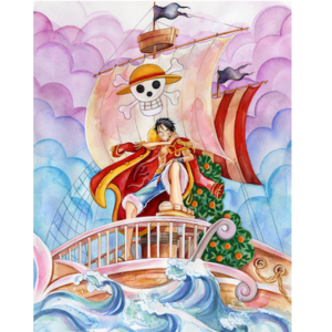 ONE PIECE - LUFFY by Megan Withey | PoP x HoyPoloi Gallery