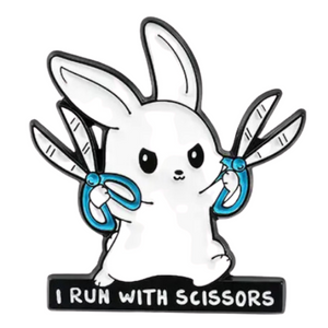 PIN-RABBIT RUNNING WITH SCISSORS | PoP x HoyPoloi Gallery