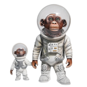 ASTROCHIMP - FATHER & SON by Carlos & Albert | PoP x HoyPoloi Gallery
