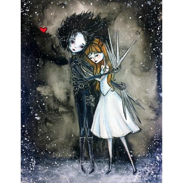 Edward Scissorhands And Kim Anime