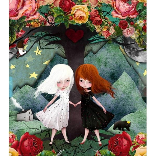 Snow White And Rose Red Illustrations