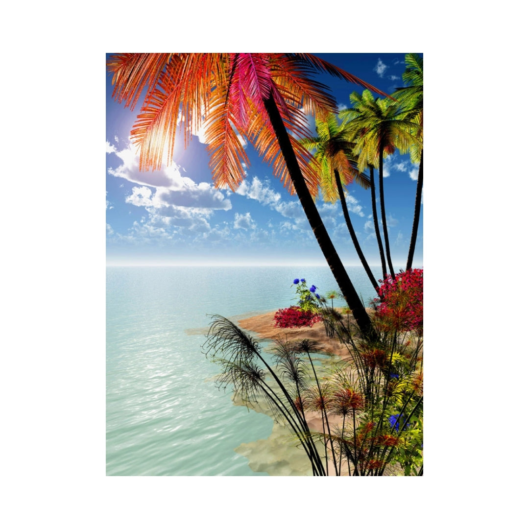 LANSCAPES-Tropical Island Breeze by Alan Foxx | PoP x HoyPoloi Gallery